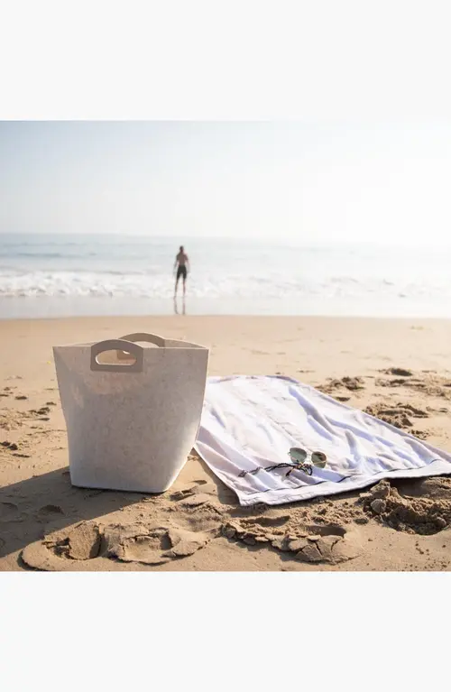 SORTJOY The Handle Bin Tote - Stone