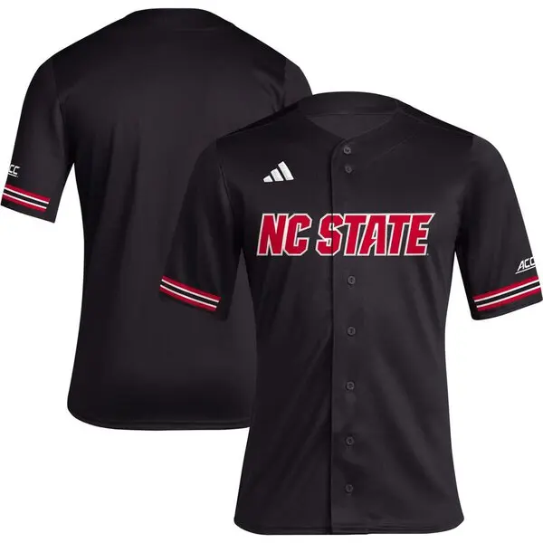 Adidas Nc State Wolfpack Replica Baseball Jersey - Black