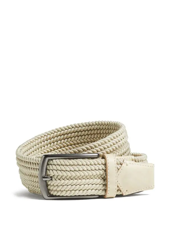 Zegna Braided Belt - Neutrals