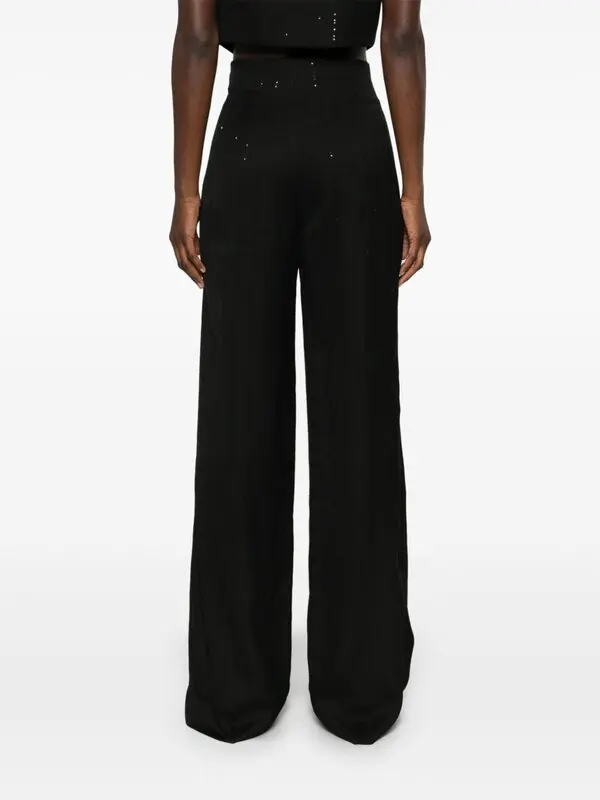 Sandro Sequined Palazzo Pants