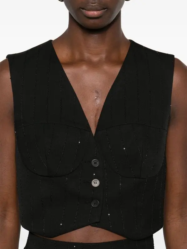 Sandro Sequined Vest