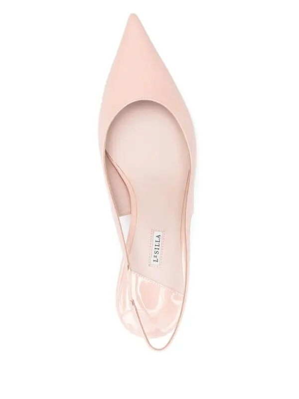 LE SILLA 55mm Bella Slingback Pumps - Neutrals