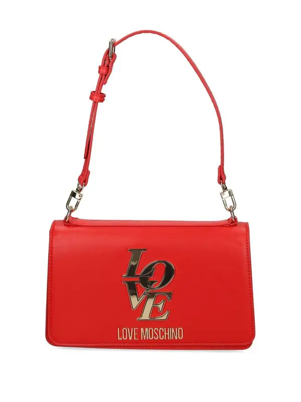 Moschino Flap Shoulder Bag - Red