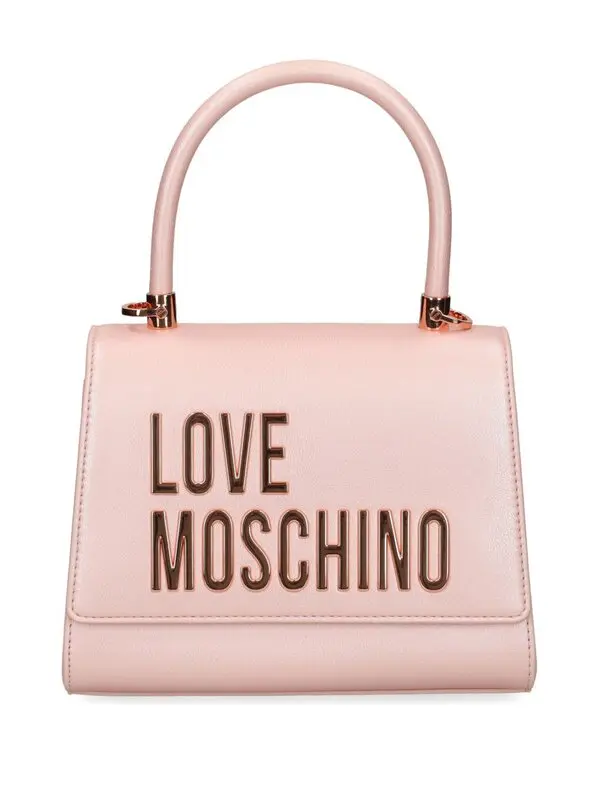 Moschino Logo-lettering Tote - Pink