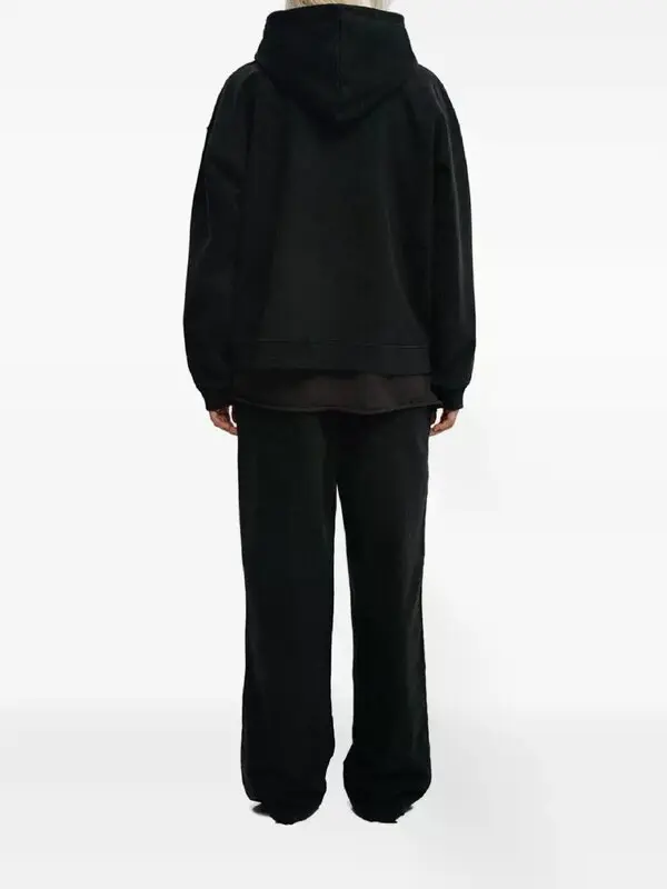 MAINLESS Zip-up Hoodie - Black
