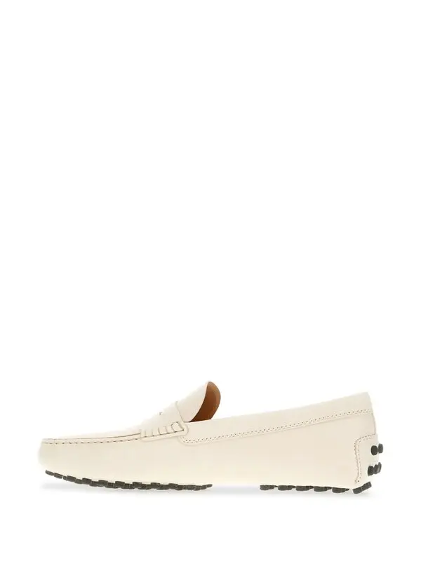 TOD'S Leather Loafers - Neutrals