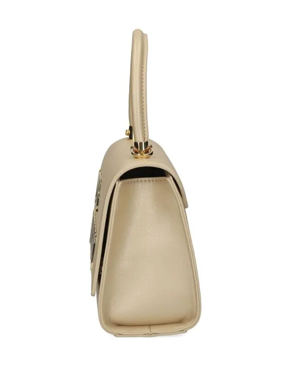 Moschino Logo-lettering Tote - Gold