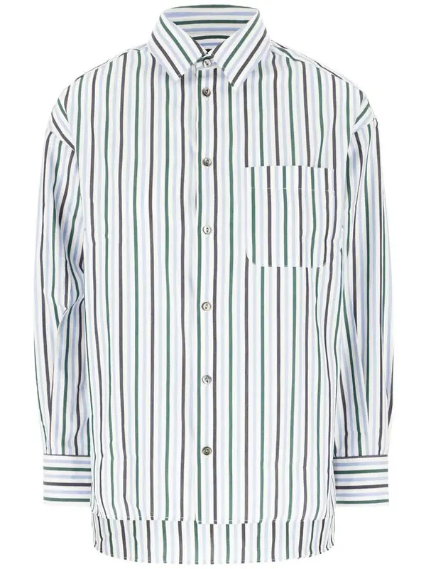 A.p.c. Striped Shirt - White