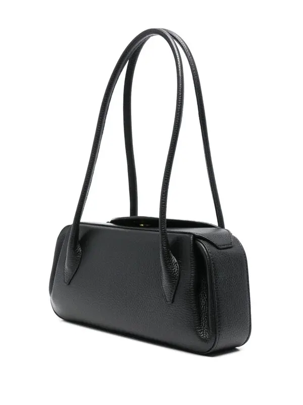 Yuzefi Oyster Shoulder Bag - Black