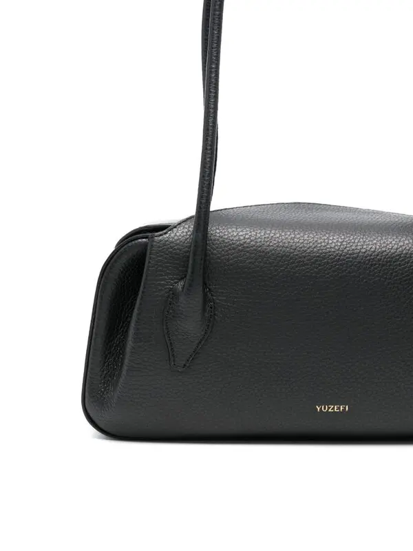 Yuzefi Oyster Shoulder Bag - Black