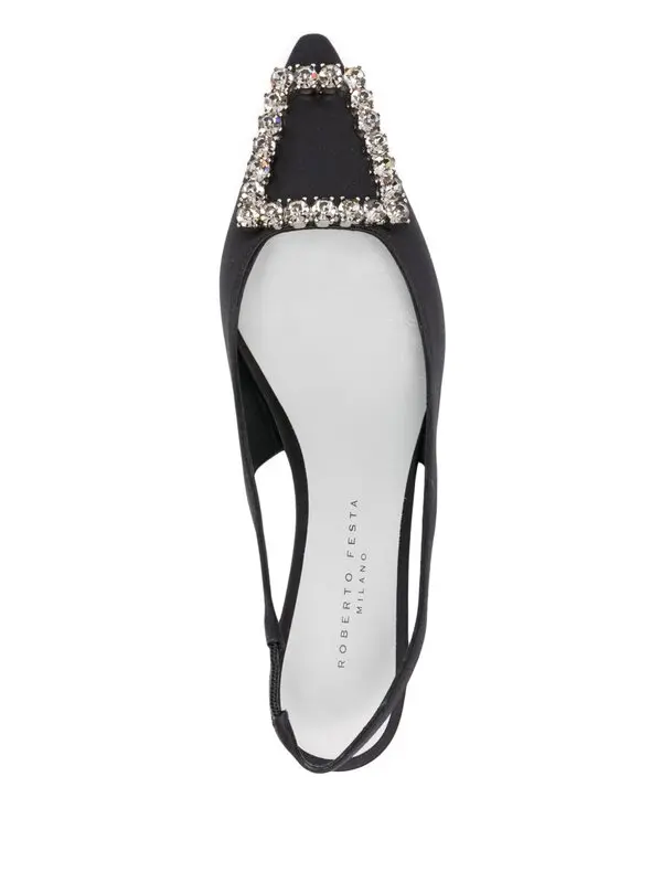 Roberto Festa 50mm Futura Slingback Pumps - Black