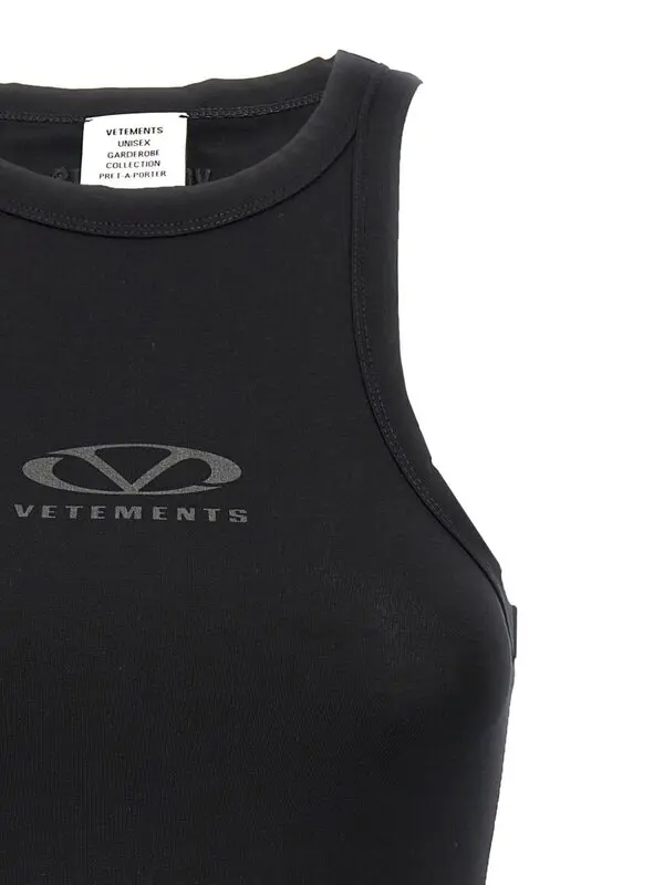 Vetements Logo-print Tank Top