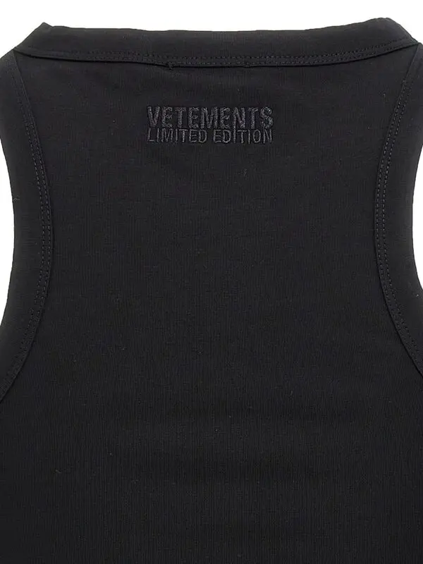 Vetements Logo-print Tank Top