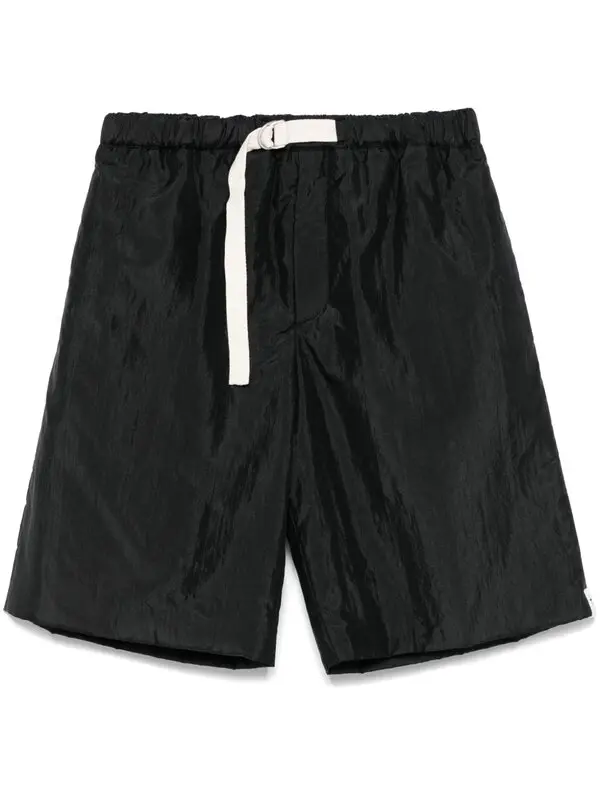 JIL SANDER Padded Shorts - Black