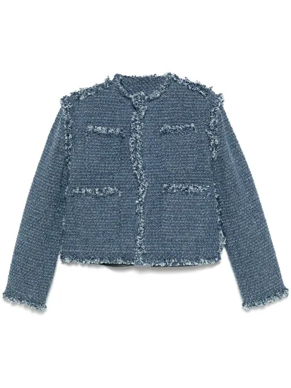 Sacai Panelled Tweed Jacket