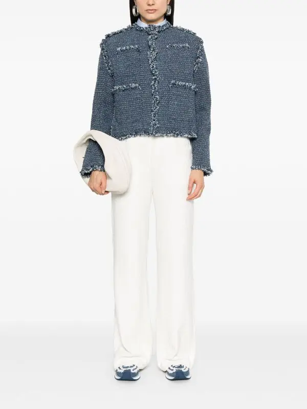 Sacai Panelled Tweed Jacket