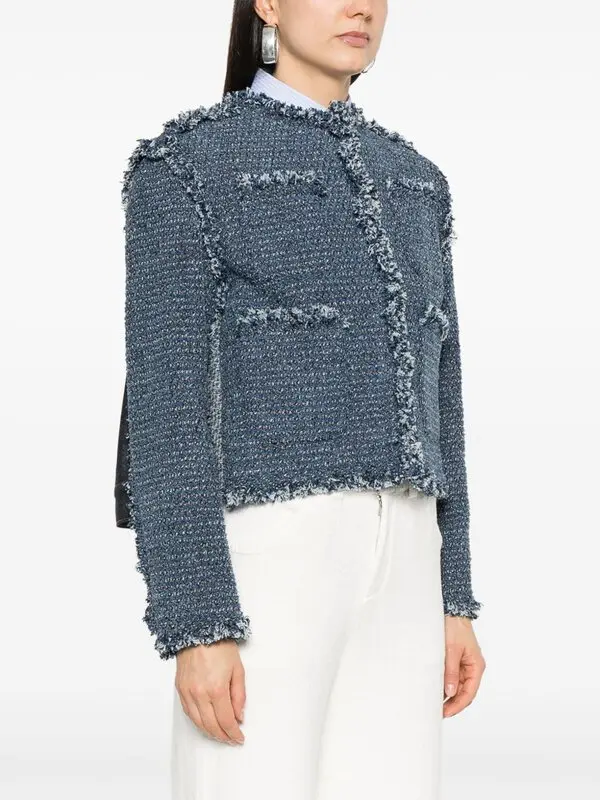 Sacai Panelled Tweed Jacket