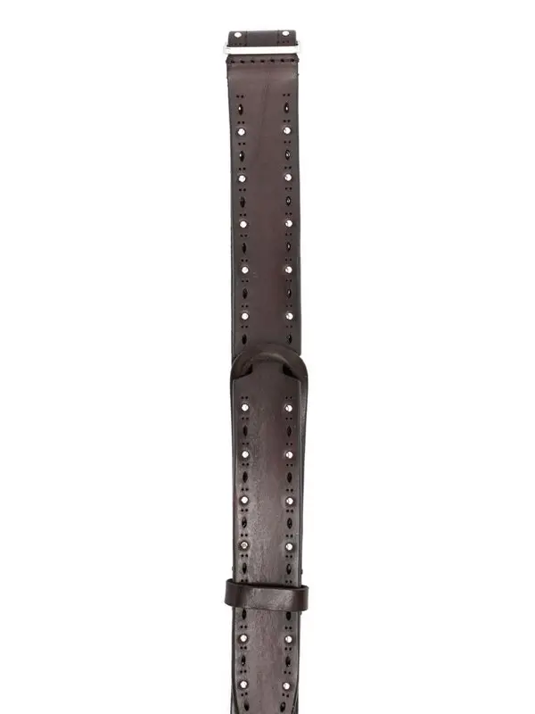 ORTIGNI Stud-embellished Belt