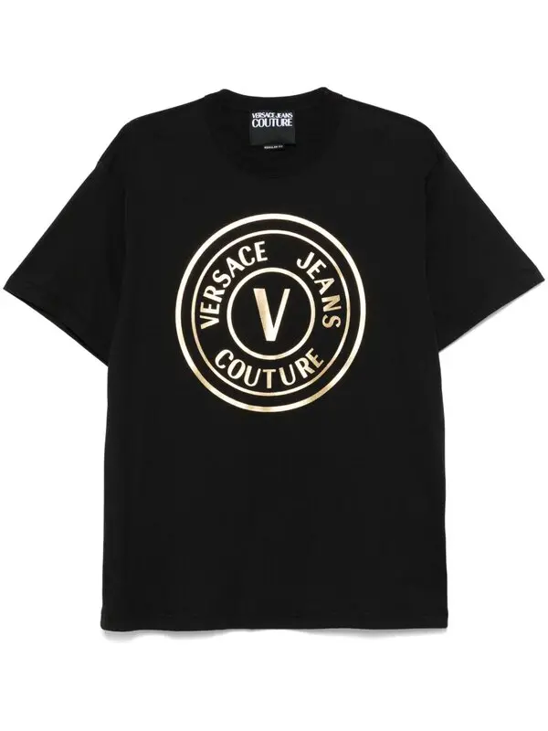 Versace V-emblem T-shirt - Black