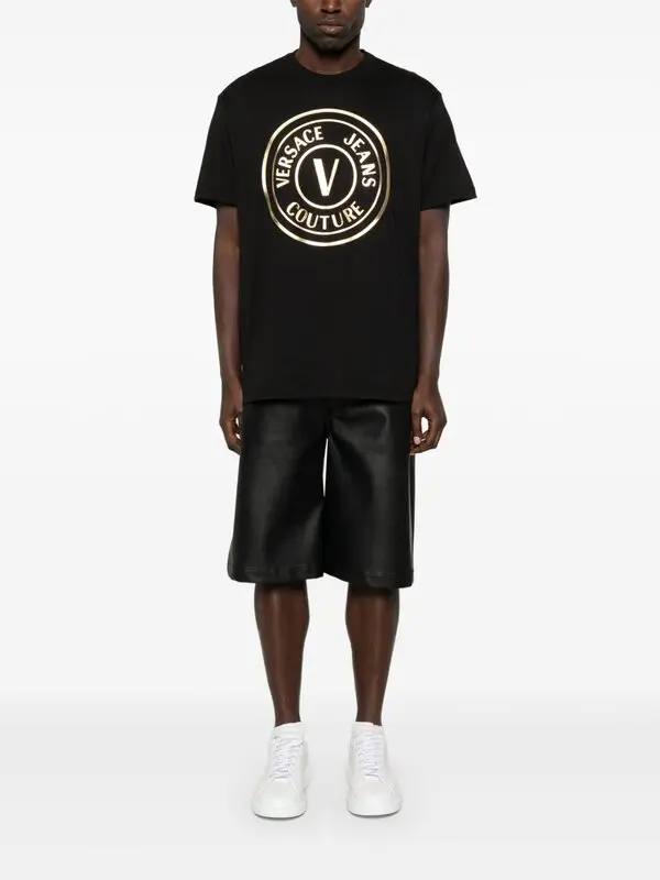 Versace V-emblem T-shirt - Black