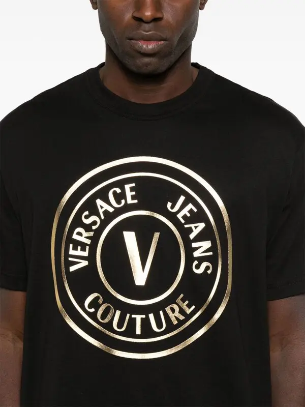 Versace V-emblem T-shirt - Black