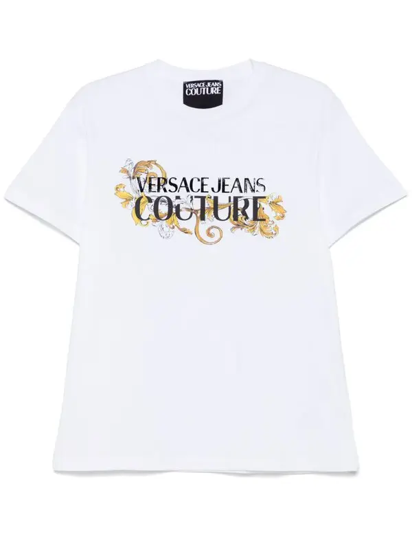 Versace Logo-print T-shirt - White