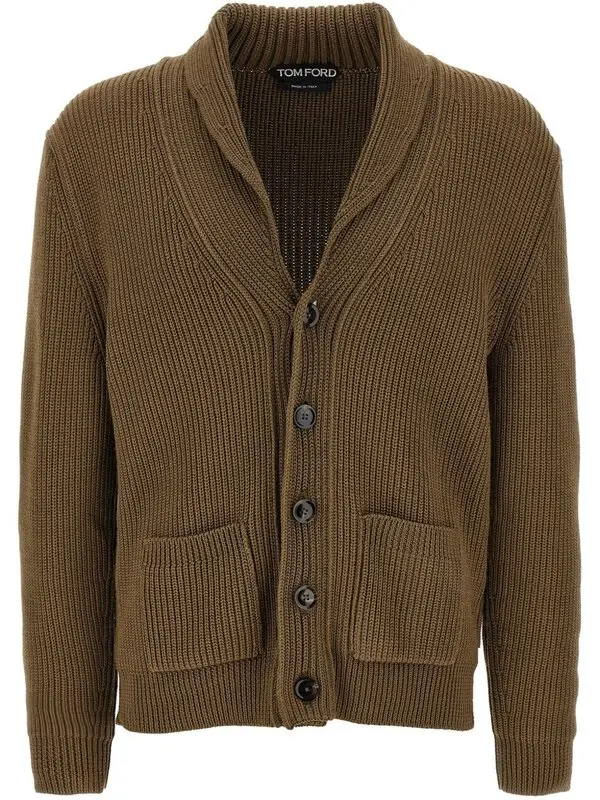 TOM FORD Ribbed-knit Cardigan