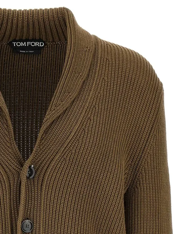 TOM FORD Ribbed-knit Cardigan