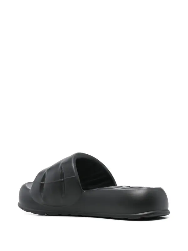 Kenzo Logo-print Slides - Black