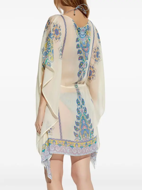 Etro Printed Silk Kaftan