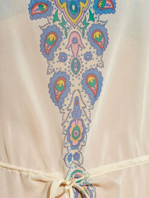 Etro Printed Silk Kaftan