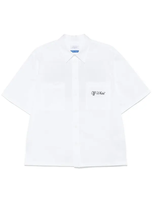 Off-White Logo-embroidered Shirt