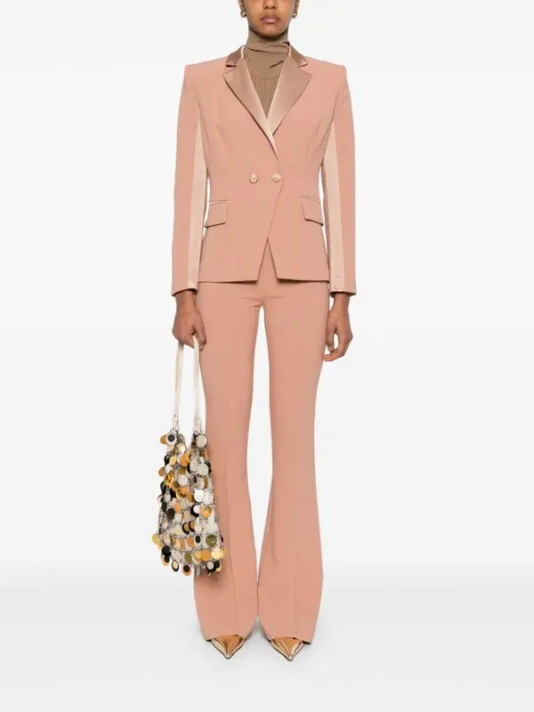 Elisabetta Franchi Crepe Blazer - Neutrals