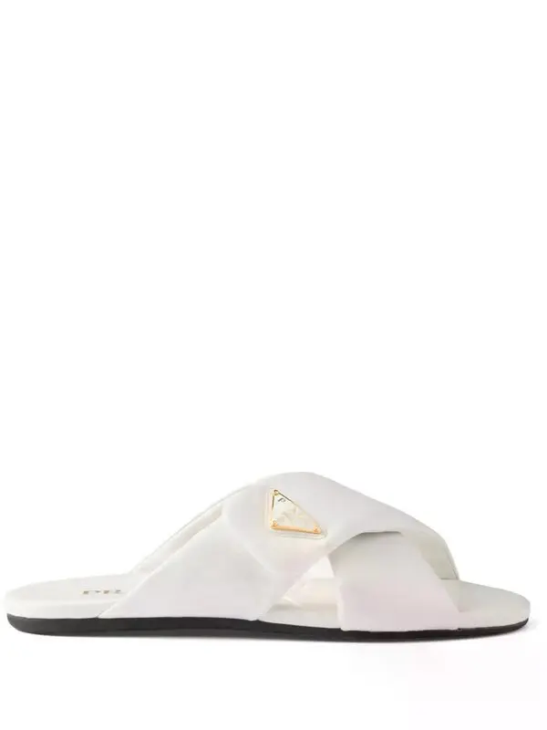Prada Padded Nappa-leather Sandals