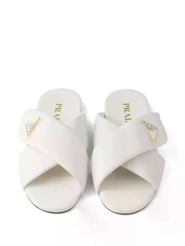Prada Padded Nappa-leather Sandals