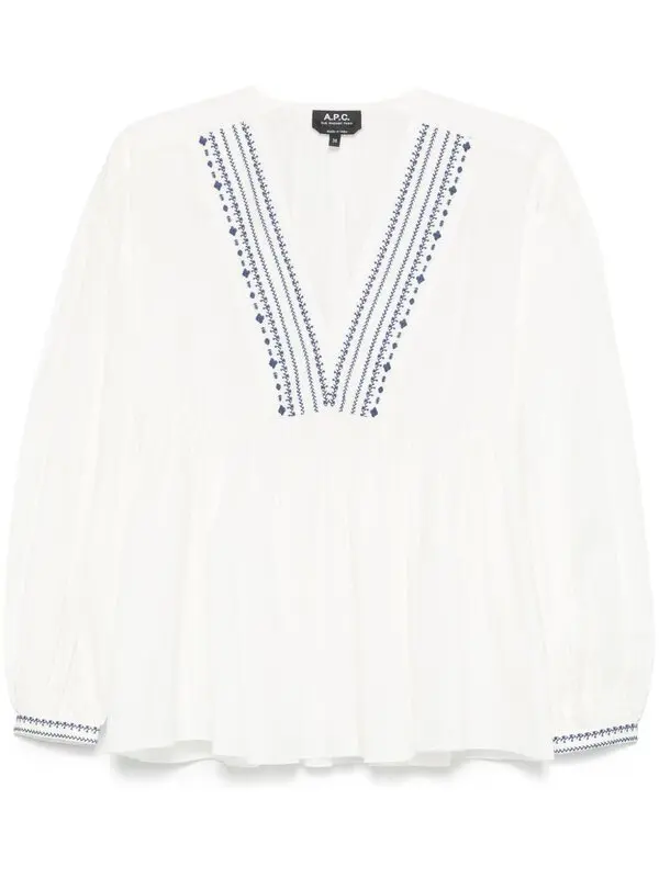 A.p.c. Vera Blouse - White