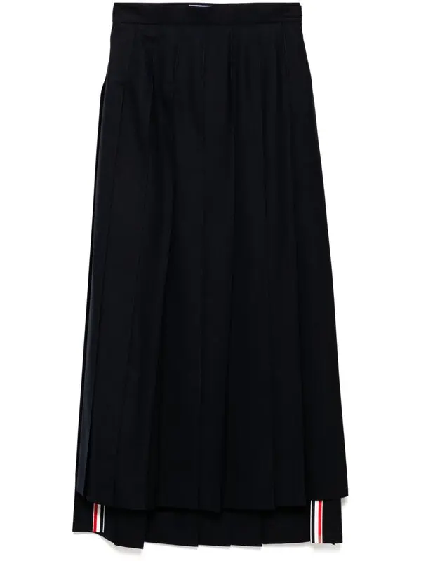 Thom Browne Twill Pleated Skirt