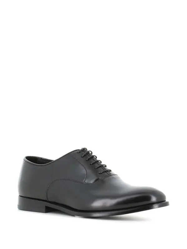 DOUCAL'S Leather Oxford Shoes - Black