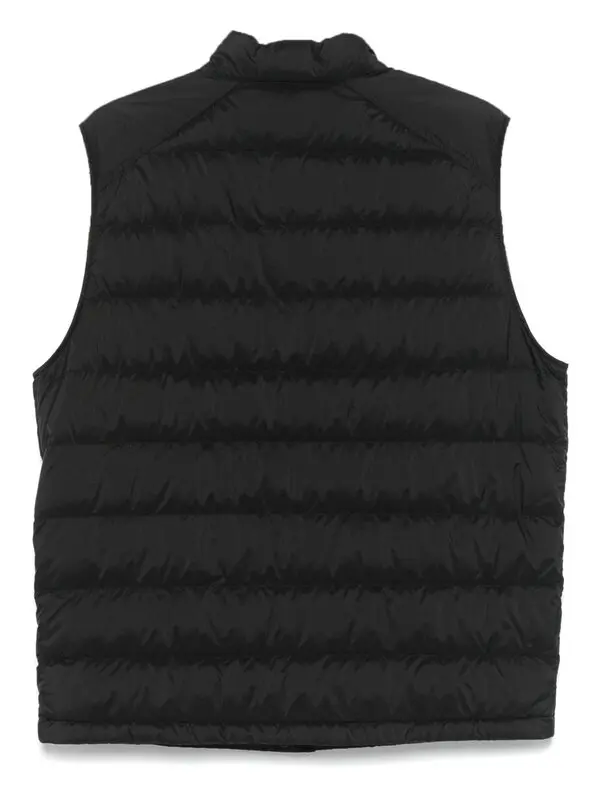 Moncler Quilted Logo-patch Gilet - Black