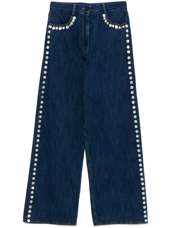 FORTE_FORTE Straight-leg Jeans - Blue