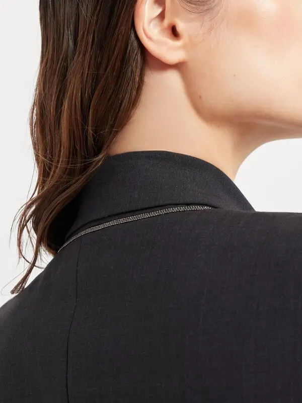 Brunello Cucinelli Double-breasted Blazer - Grey