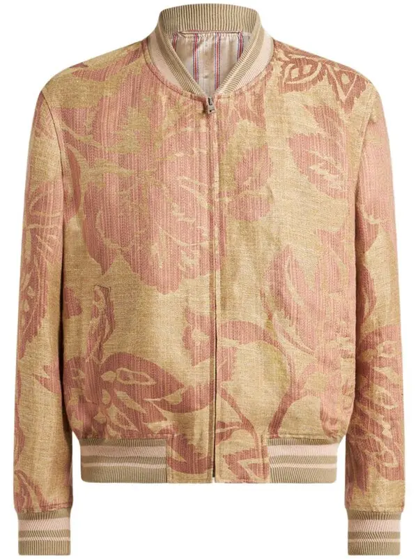 Etro Linen Bomber Jacket
