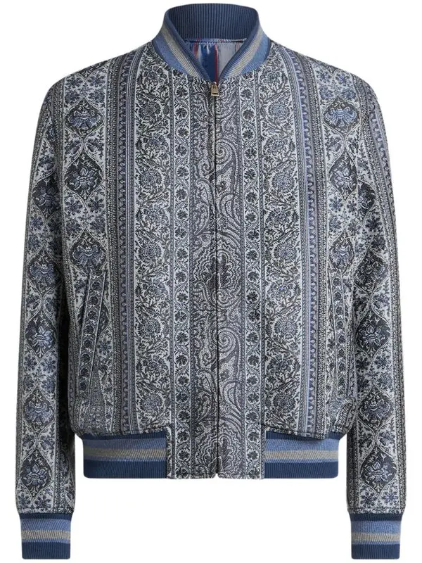 Etro Floral-jacquard Bomber Jacket
