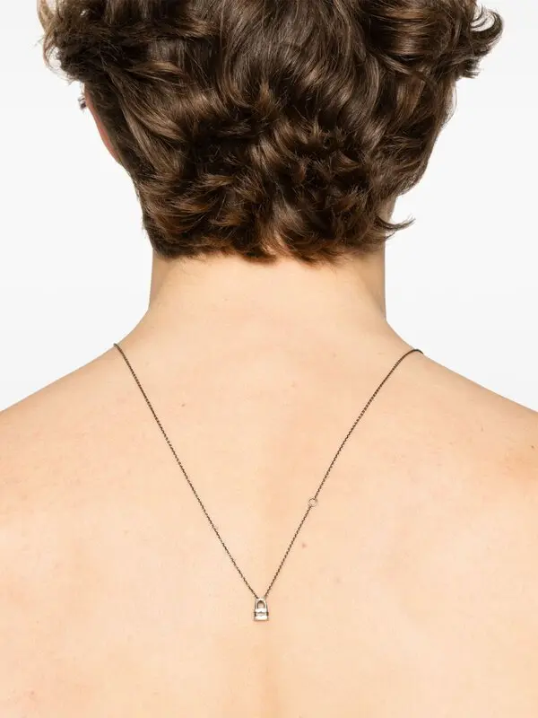 Werkstatt:München Mini Lock Pendant Necklace