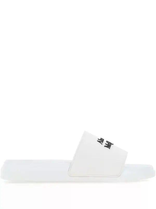 Alexander McQueen Logo Slides - White