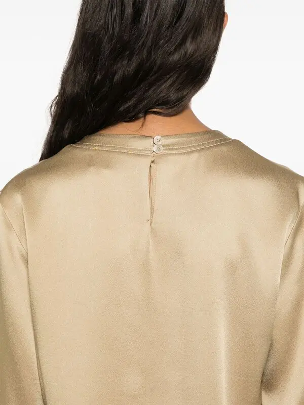 FORTE_FORTE Satin Blouse