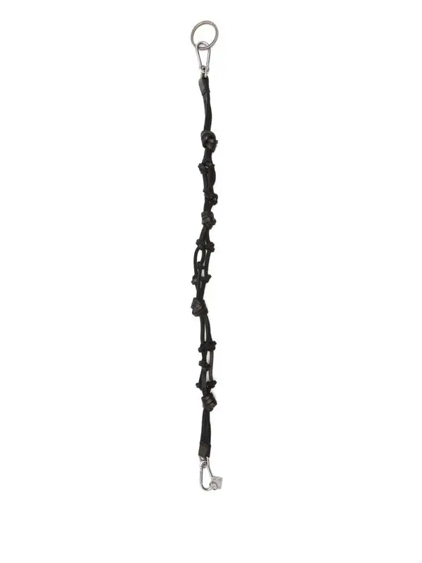 Guidi Leather Key Chain - Black | Editorialist