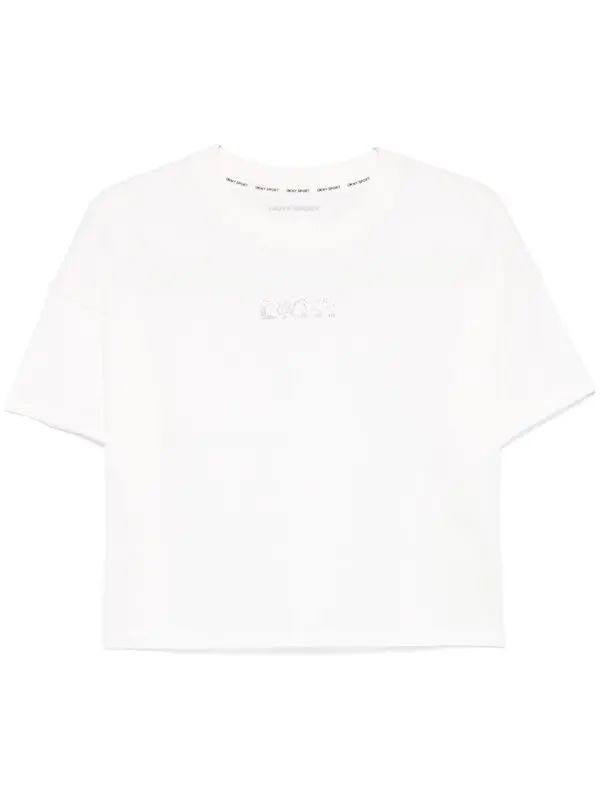 Dkny Rhinestone Logo T-shirt