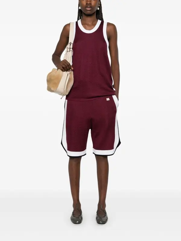 WALES BONNER Rio Shorts - Red