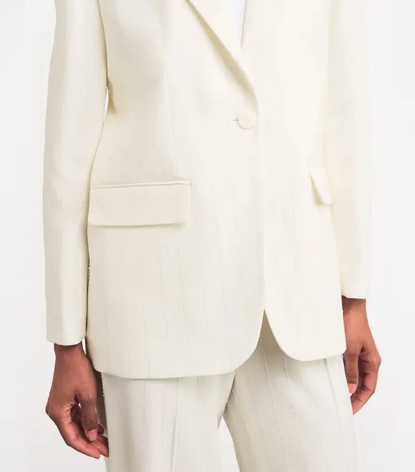 Sandro Sequin Stripe Blazer